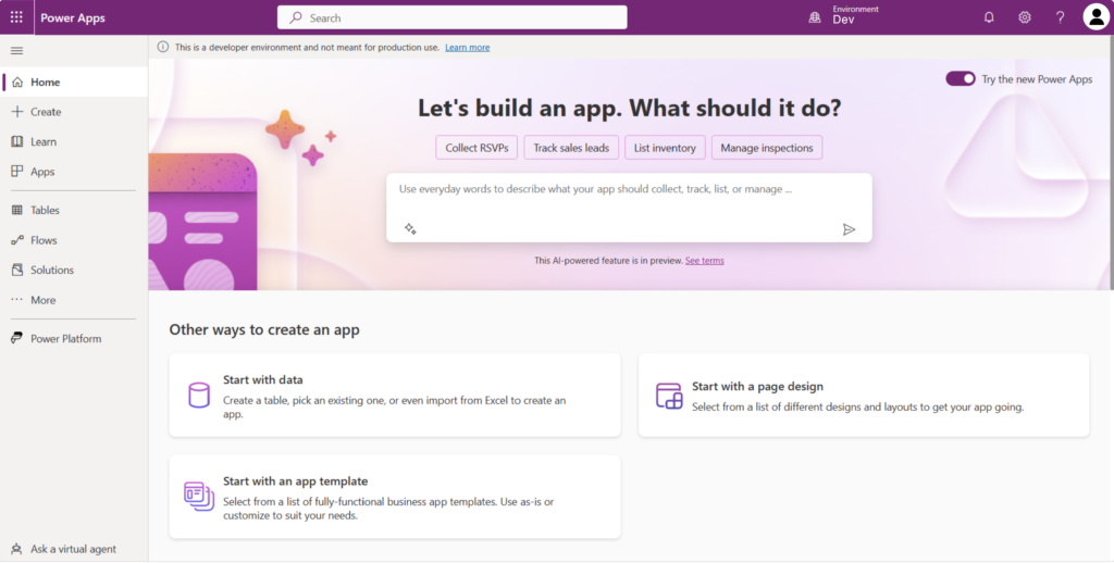No-Code App Development with Power Apps Copilot | AppsTek Corp