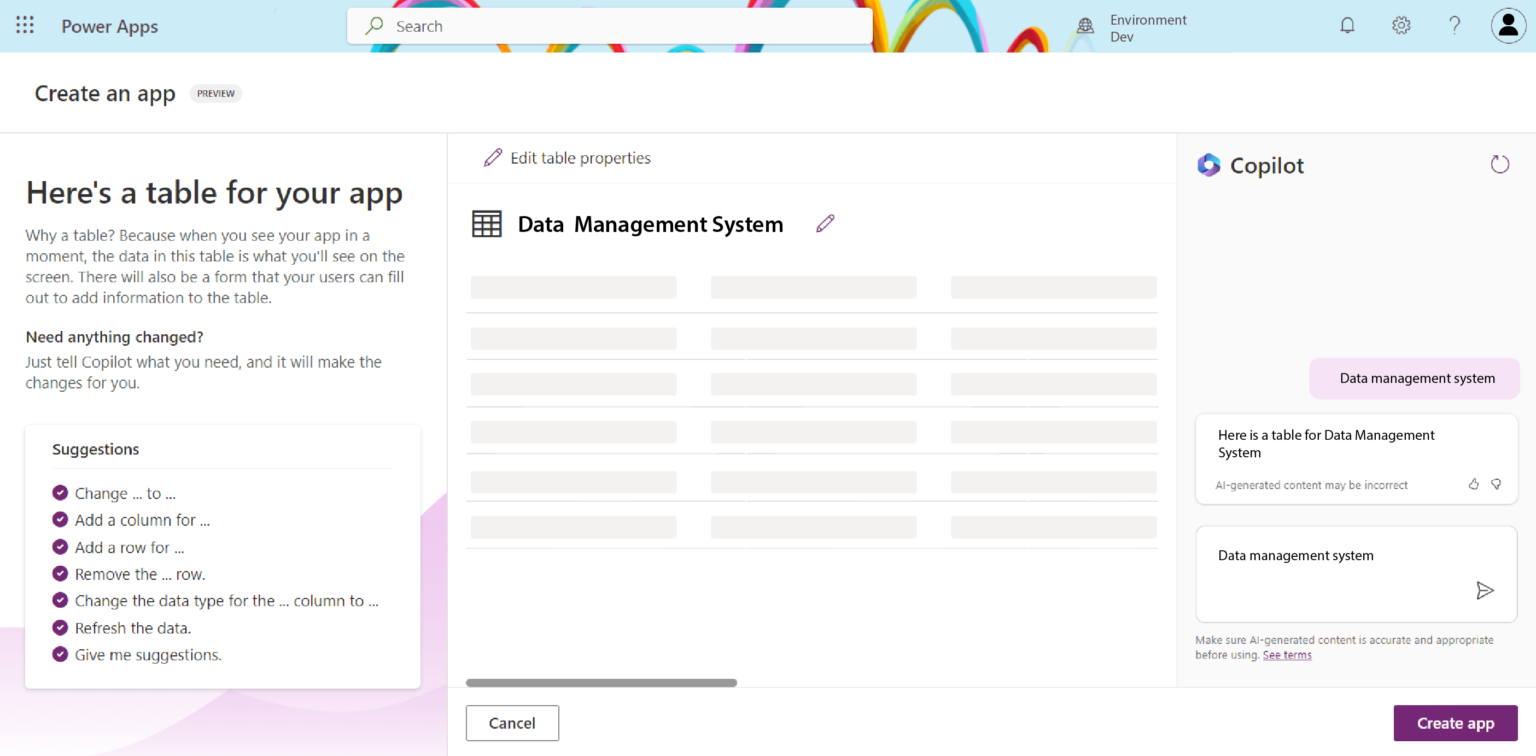 No-Code App Development with Power Apps Copilot | AppsTek Corp